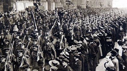 World War I broke out and the Russians fought the Germans and Austrians ...
