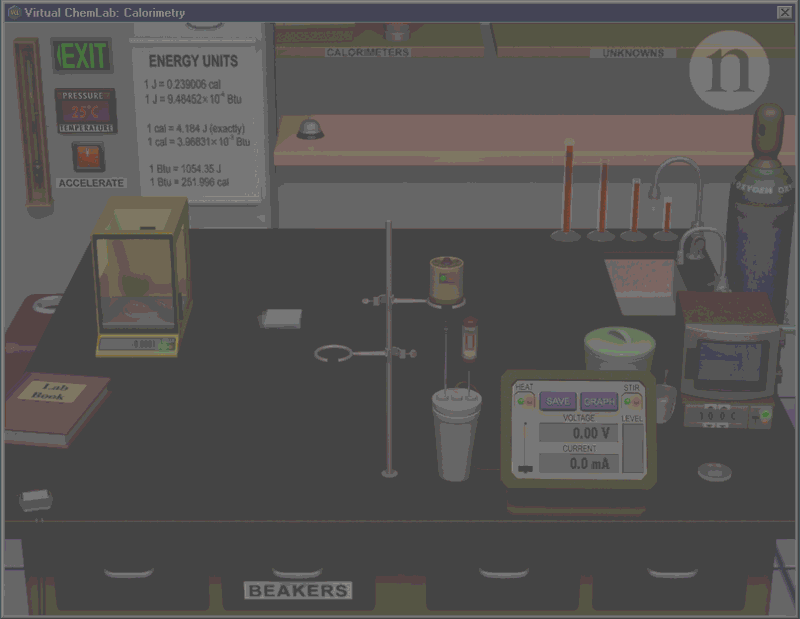 Simulated laboratory Virtual ChemLab allows students to run experiments ...