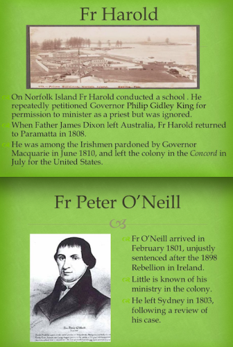 1798 The first two priests arrive in Australia