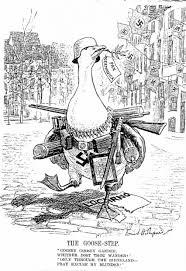 Hitler's first steps were remilitarizing the Rhineland. Açso shows the ...