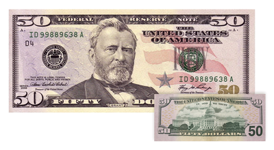 2004- Redesigned $50