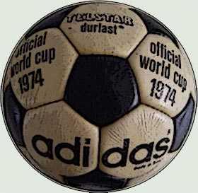 The first model of the Adidas TELSTAR ball which is used in FIFA WORLD ...