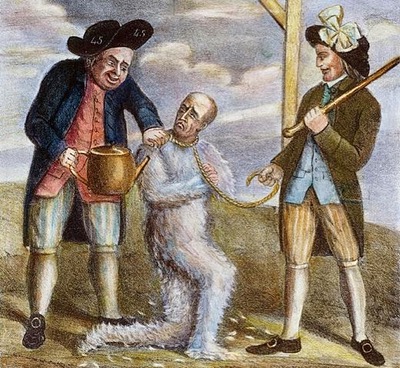 Tar and Feathering a tax collector
