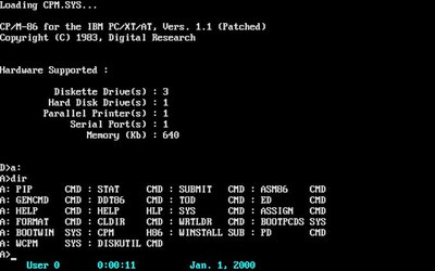 Linha de comandos em MS-DOS