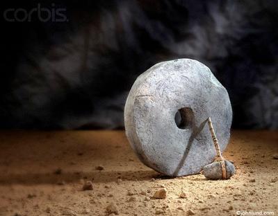 The Mesopotamian wheel made out of stone
