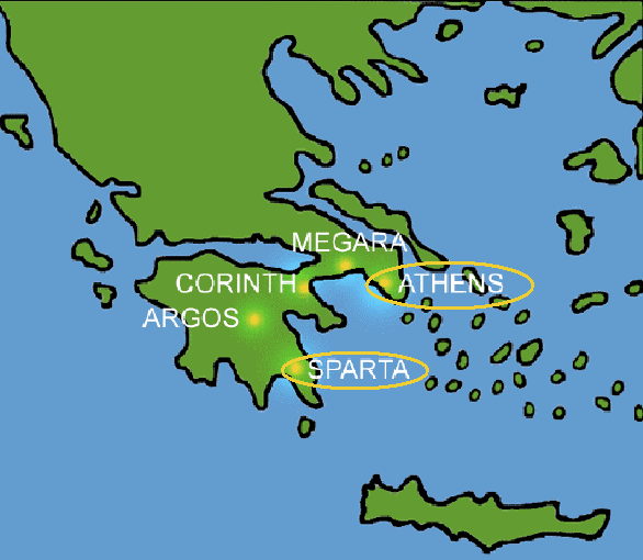 There are some similarities in the way Athenians and Spartans treated ...