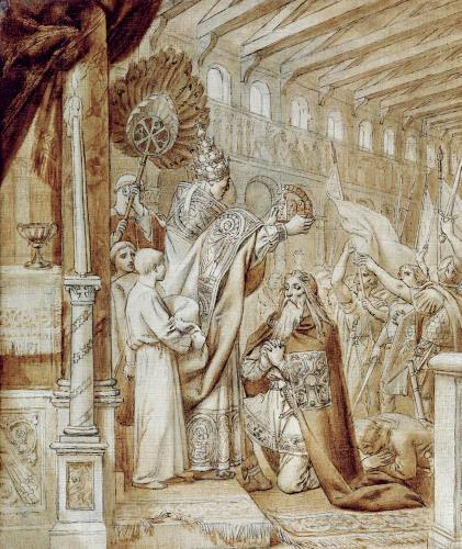 Karl den store krones til romersk keiser i år 800.e.v.t