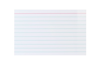 Index Cards