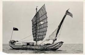 In 1100 AD, Chinese sailboats had a rudder for steering the boat ...