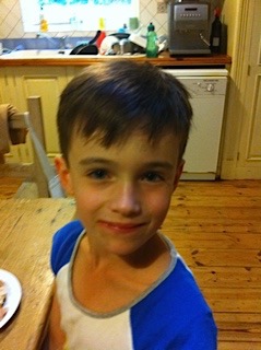 This is me when I was 9. It was taken at my old house in Stirling.