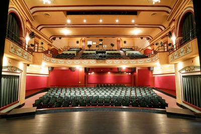 Image 5: Inside view of the Douglass Theatre from the stage