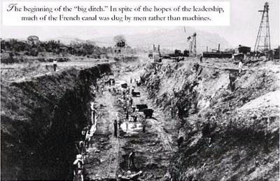 The French also used bombs to carve out the canal, which costs around ...