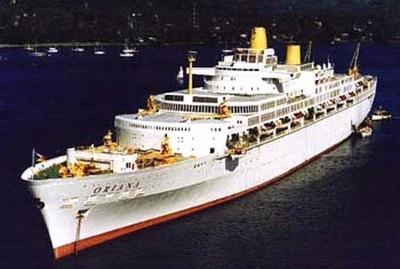 Present day cruise liner