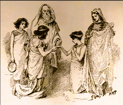 A Family Instituting a Dowry