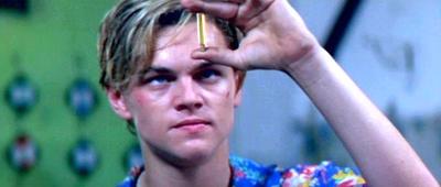 Romeo with the poison he will use to kill himself.