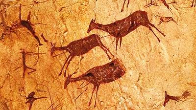 30,000 B.C - The first form of communication was cave paintings. They ...