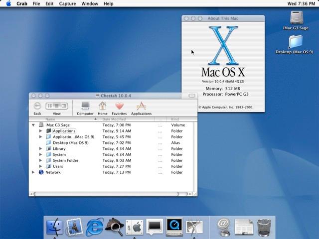2001 - Mac OS X