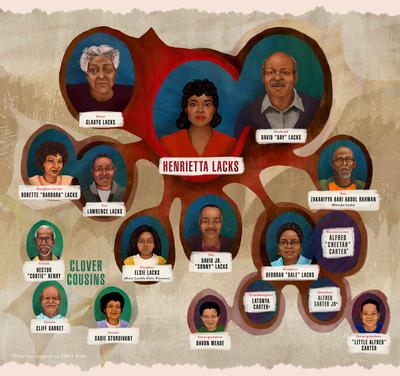 Henrietta's family tree.