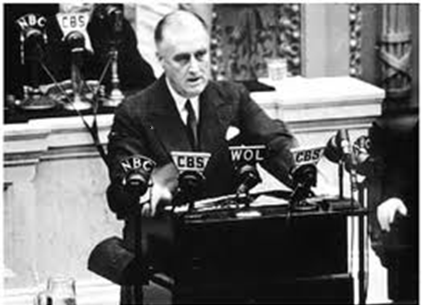 President Roosevelt's speech