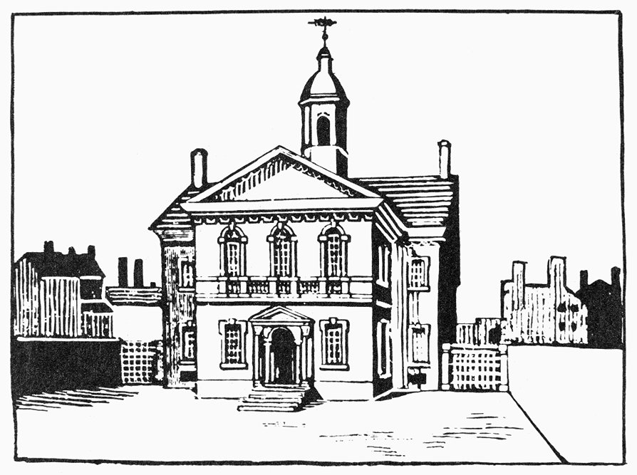 An Illustration of carpenters' hall