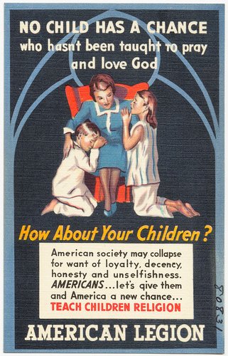 An example of the Legion's insidious propaganda that aimed to scare the ...