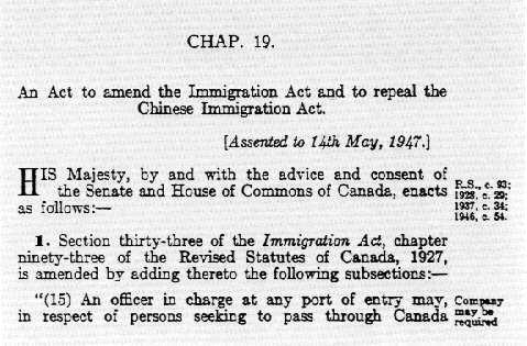 Both Chinese and Non-Chinese individuals and diplomats worked to repeal ...
