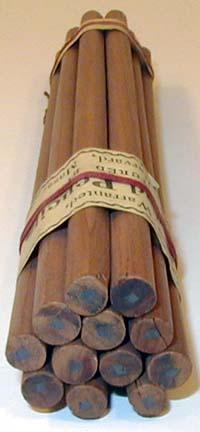 As the people got more developed the pencils became longer, stronger ...