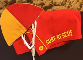 red and yellow caps were intruduced so lifegards were easly ...