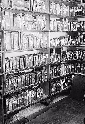 A turn-of-the century library; New York state began recognizing the ...