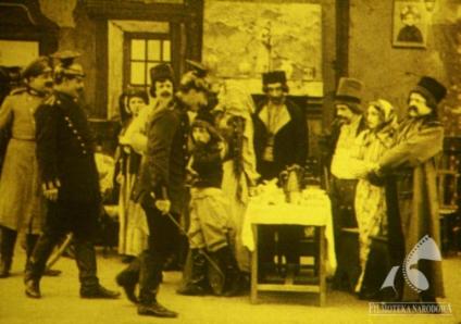 First preserved feature film was "Les martys de la Pologne" in Polish ...