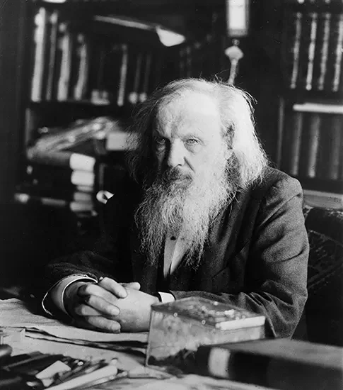 Dmitri Mendeleev (1834 to 1907)