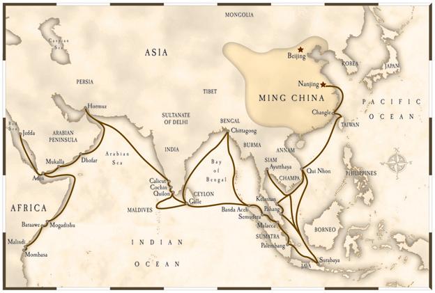 Zheng He Route 1405 1433