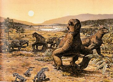 Dinosaur diversity. Phanerozoic Eon.