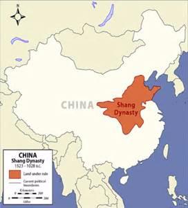 SHANG DYNASTY MAP