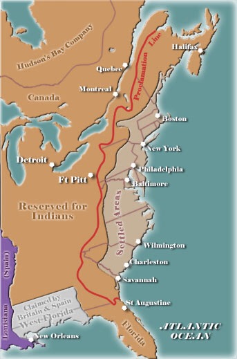 1763- The Proclamation Line:
