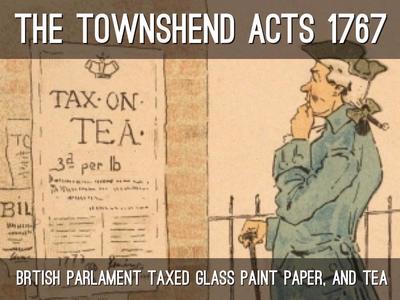 Townshend Acts 1767