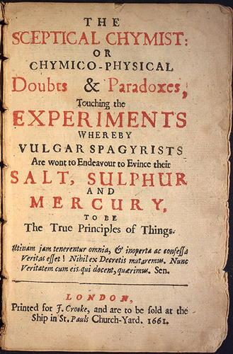 The Sceptical Chemist Book