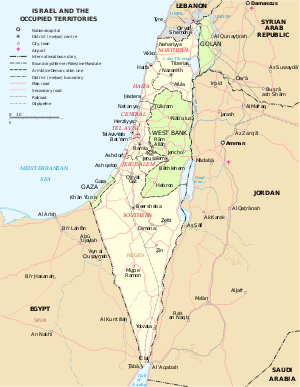 This is a map of territories in ancient Israel.