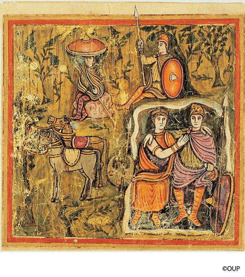 Dido and Aeneas in the Storm, Fifth-century Vergilius Romanus ...