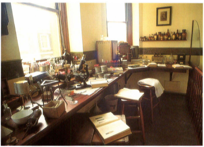 Alexander Fleming Laboratory Museum, St. Mary's Hospital, London, UK.