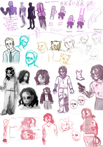 Second round of character designs.