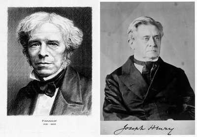 1831-Michael Faraday and Joseph Henry