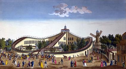 The Aerial Walk in France 1817