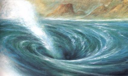 Charybdis, the whirlpool.