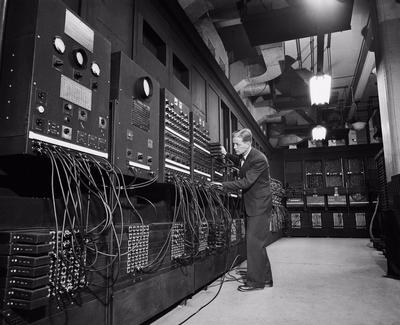 1944- first electronic numerical integrator and calculator created by ...