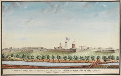 ‘PROSPECT vom FORT ST GEORGE von der Sud West Seithe, aufgenommen unter ...