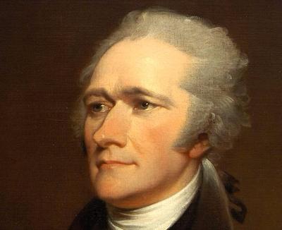 This is a famous picture of Alexander Hamilton.