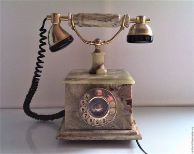The first telephone