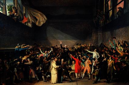 June 20, 1789 delegates were locked out of their meeting room,