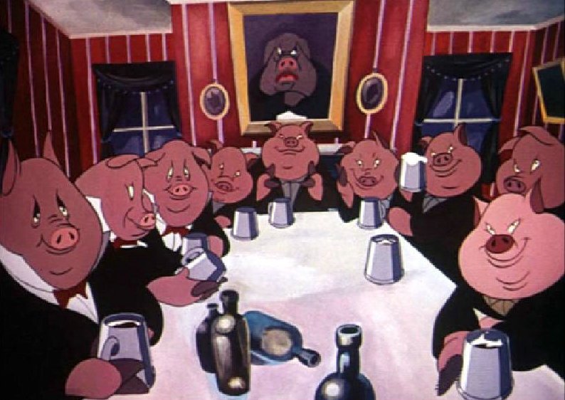 Napoleon replaces the farm anthem, "Beasts of England" with "Comrade ...